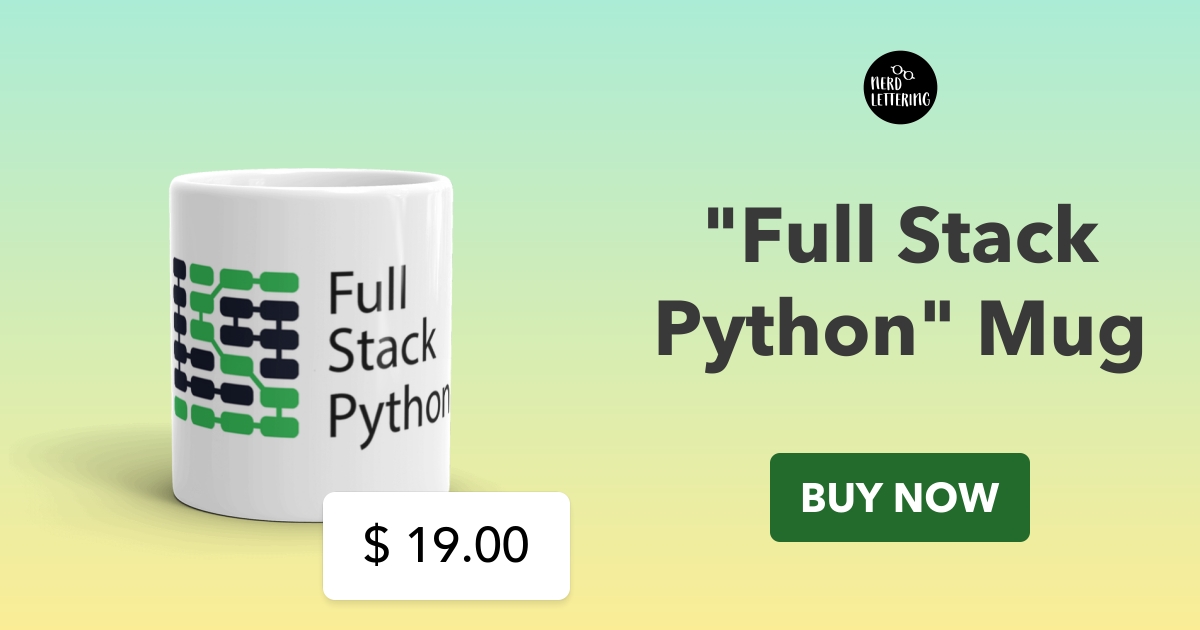 "Full Stack Python" Mug